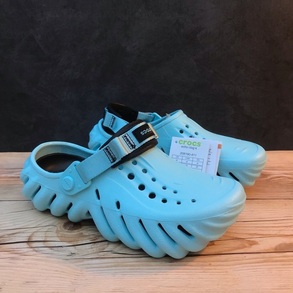 CROCS | Shoes | Crocs Echo Clog Arctic Blue | Poshmark